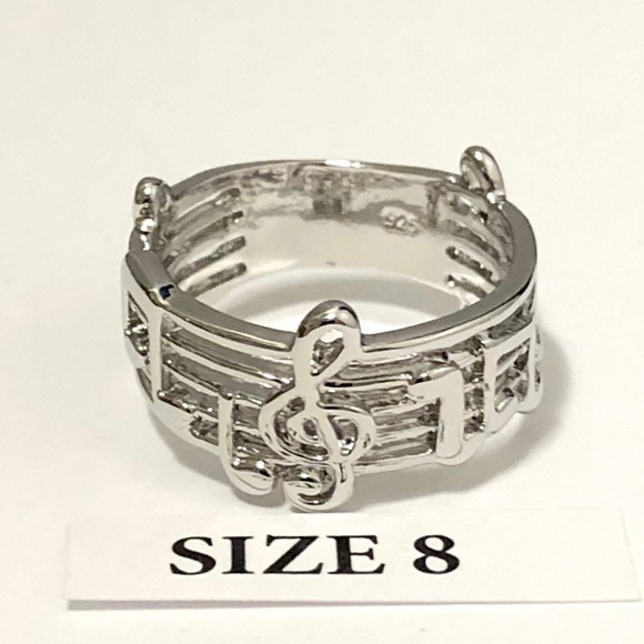 Jewelry | Mens Womens Music Note Ring Size 8 | Poshmark